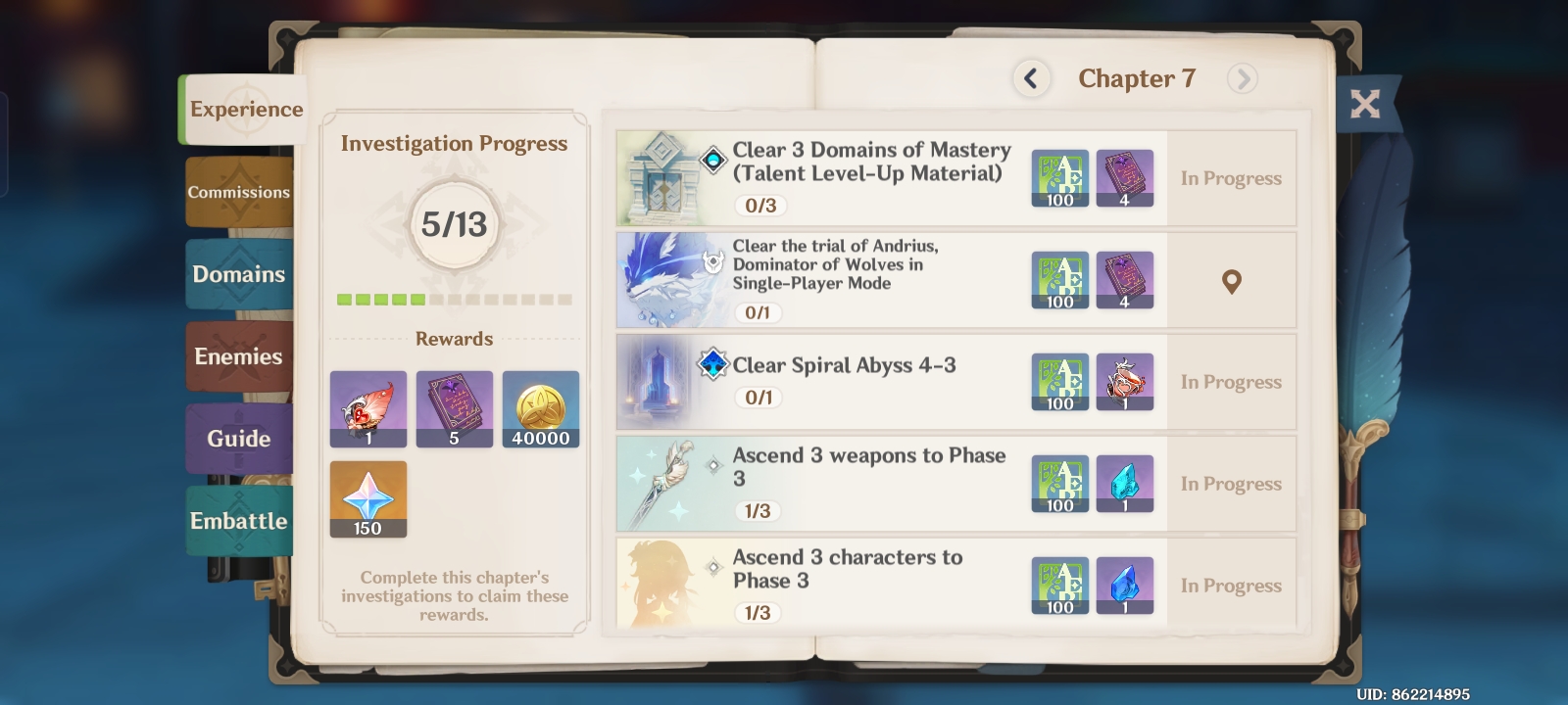 Chapter 7. Genshin Impact | HoYoLAB