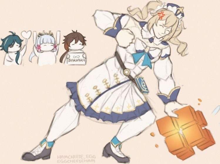 BARBARA - pinterest memes Genshin Impact | HoYoLAB