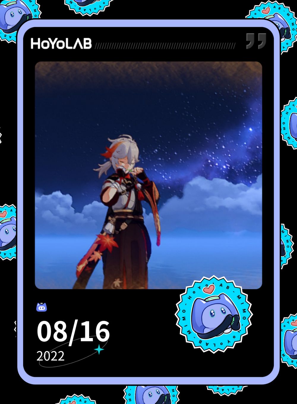 08/16 Diary -# Our Bond Has Deepened! | HoYoLAB