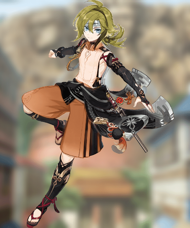 A mix of Heizou and Naruto Uzumaki Genshin Impact | HoYoLAB