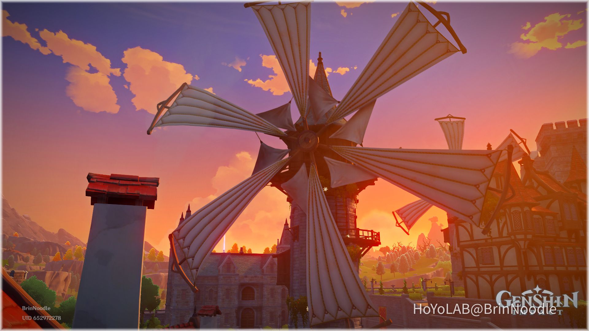 Photography Of Teyvat - Mondstadt "Windmills of Freedom" Genshin Impact | HoYoLAB