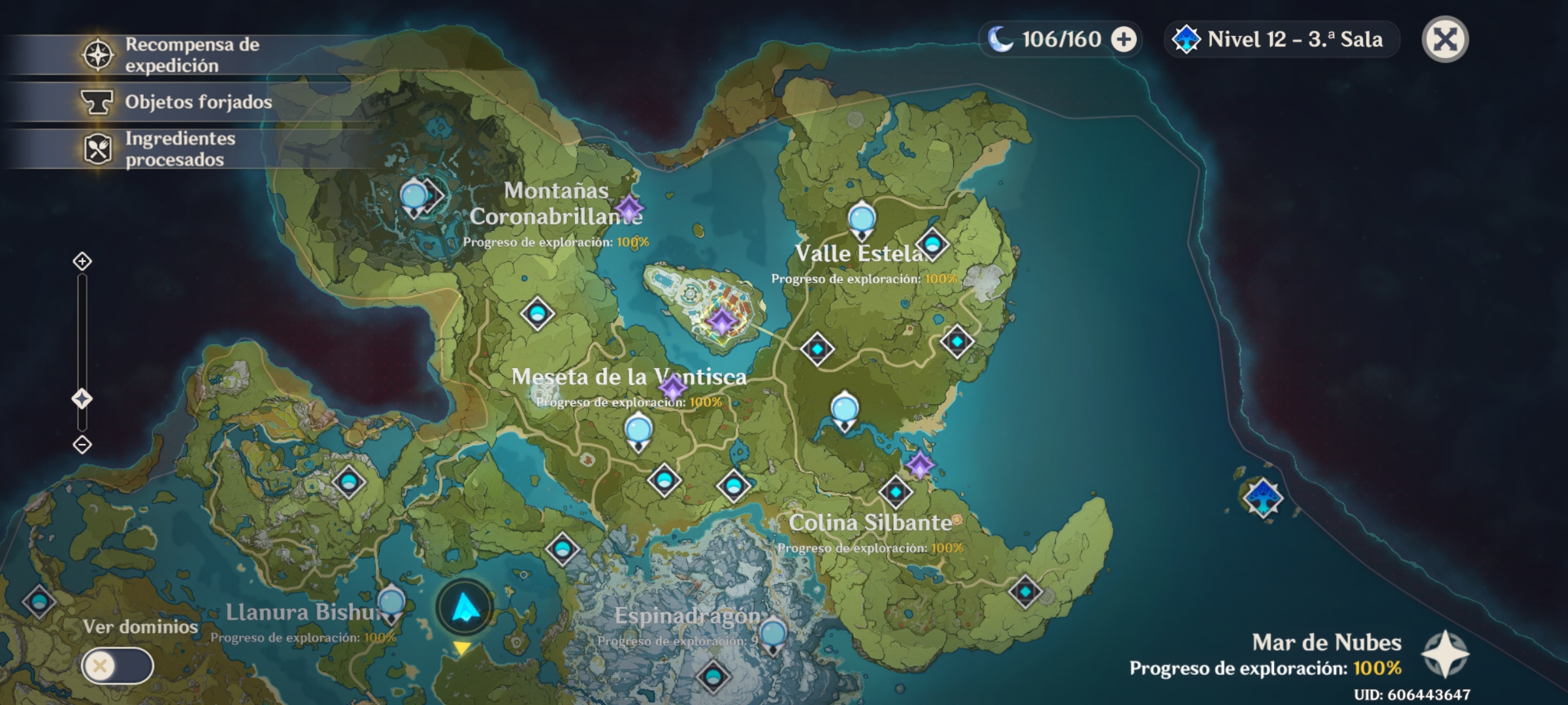 Completando todo el mapa al 100% antes de Sumeru Genshin Impact | HoYoLAB