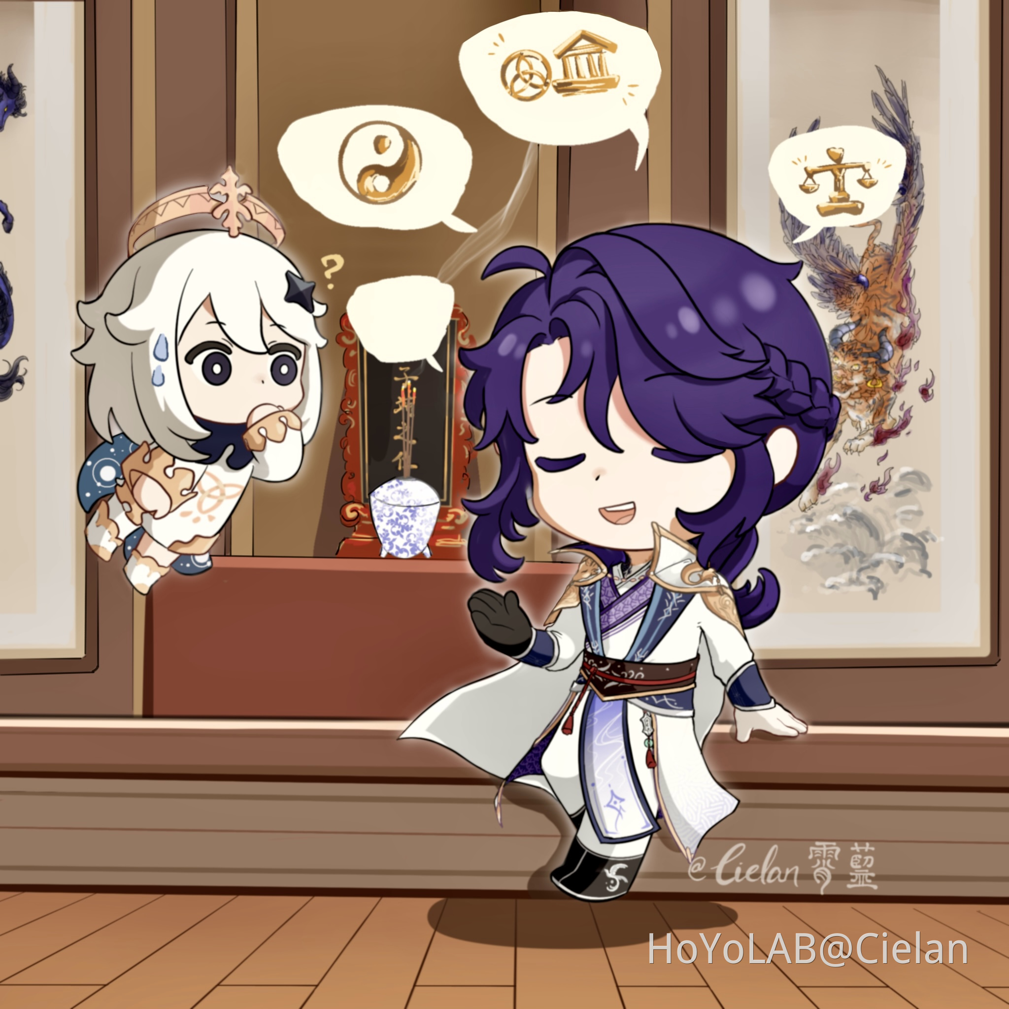 [Genshin OC] Happy Birthday Ziqian and Tianyi! Genshin Impact | HoYoLAB