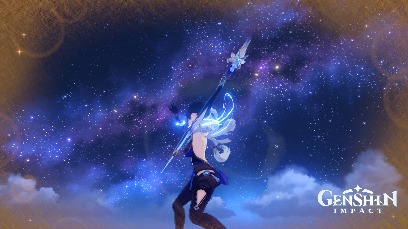 Ganyu & Yelan night sky | Genshin Impact | HoYoLAB