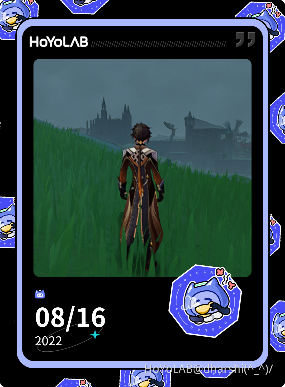 08/16 Diary -# Around the Game World | HoYoLAB