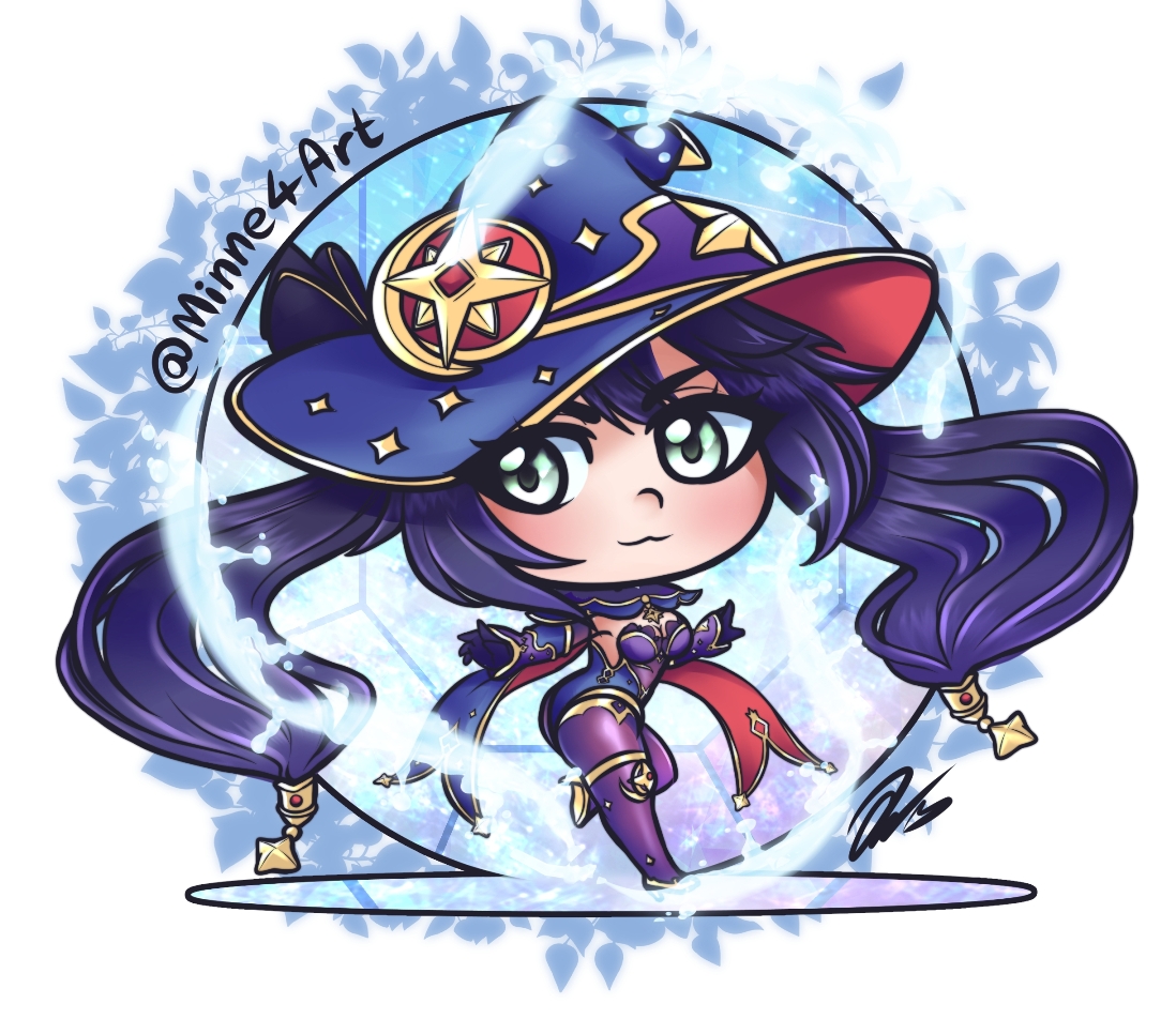 Chibi Mona Genshin Impact | HoYoLAB