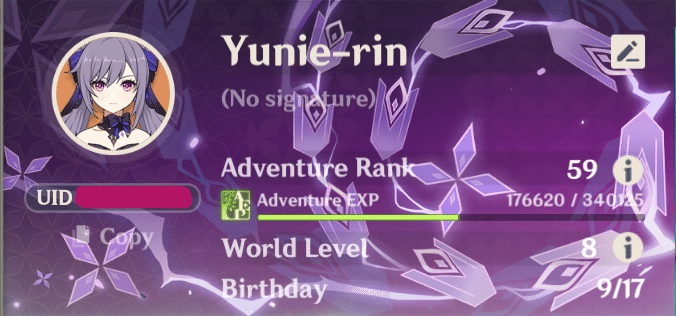 Finally got Kuki's card! Genshin Impact | HoYoLAB