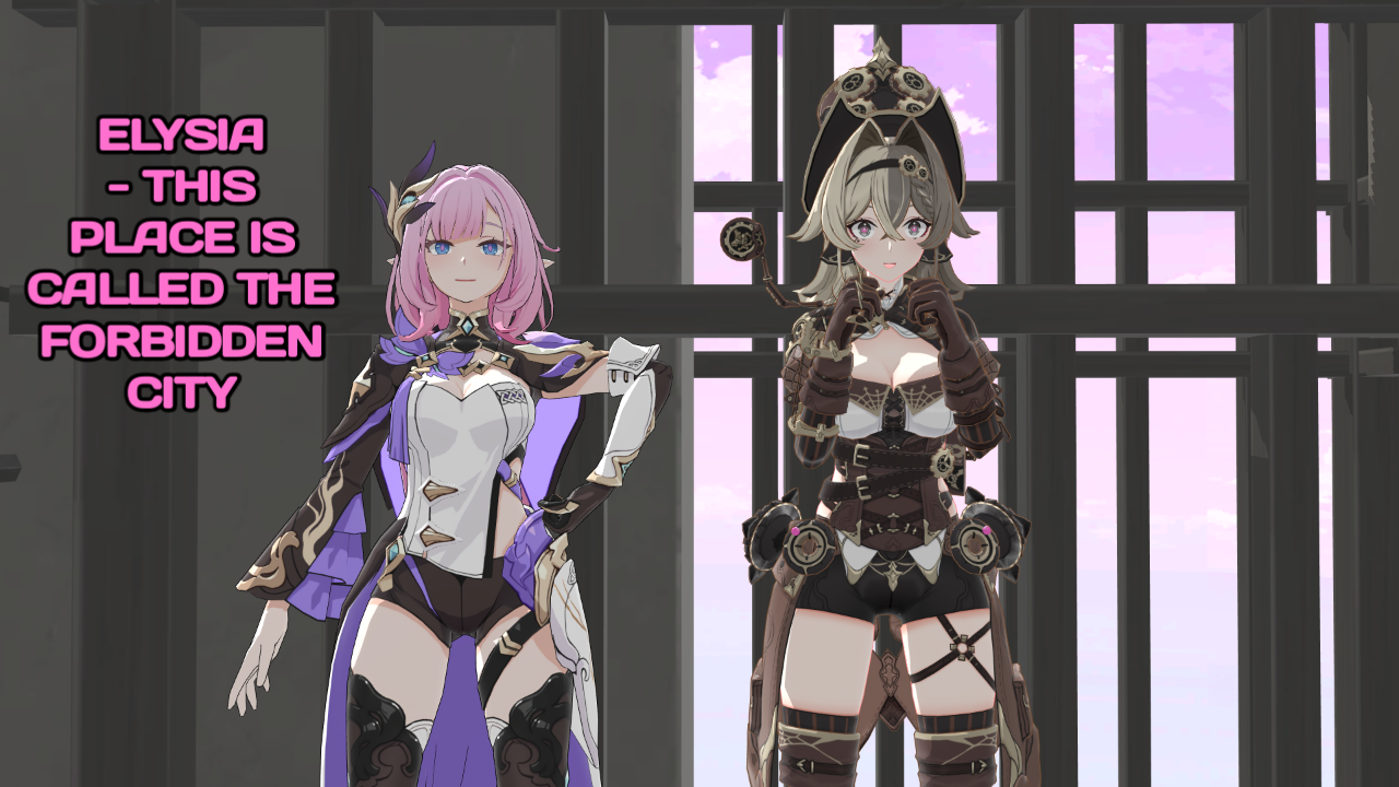 VILL-V and Elysia visit the forbidden city in Honkai Impact 3rd ...