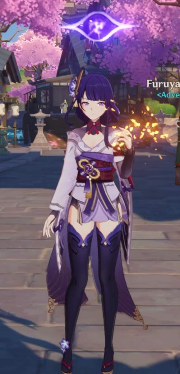 When you find raiden shogun pose inspiration Genshin Impact | HoYoLAB