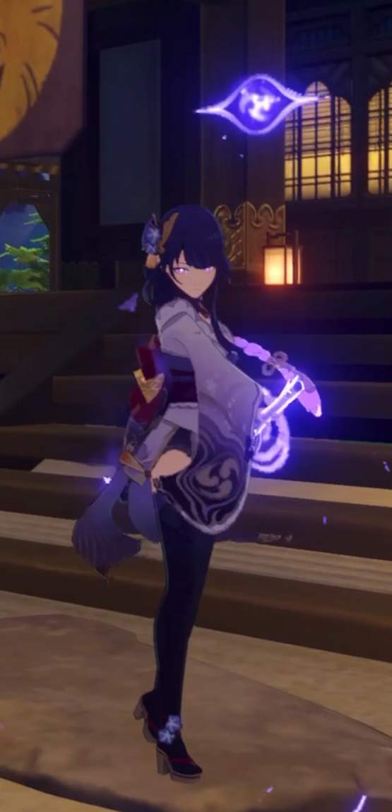 When you find raiden shogun pose inspiration Genshin Impact | HoYoLAB