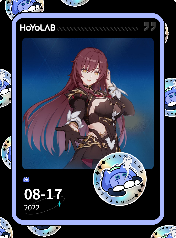 08-17 日记 -# 我的角色养成日记 | HoYoLAB