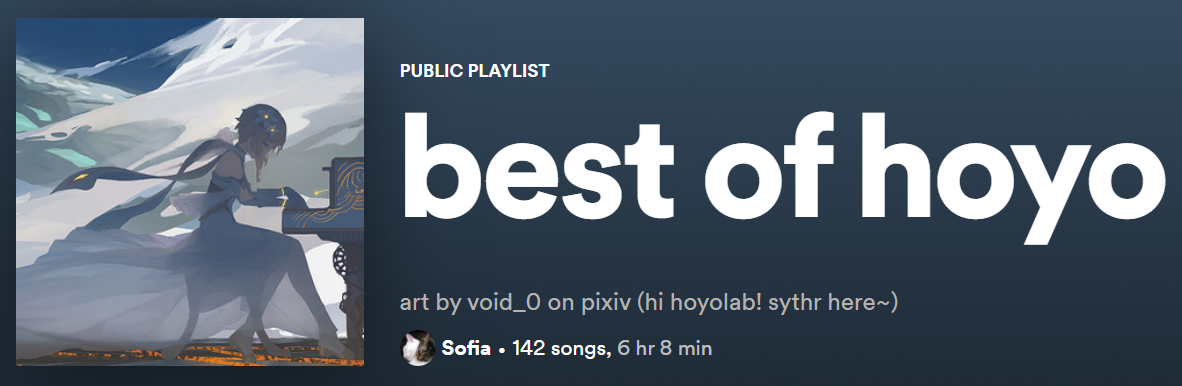 My HOYO-MiX Playlist Genshin Impact | HoYoLAB