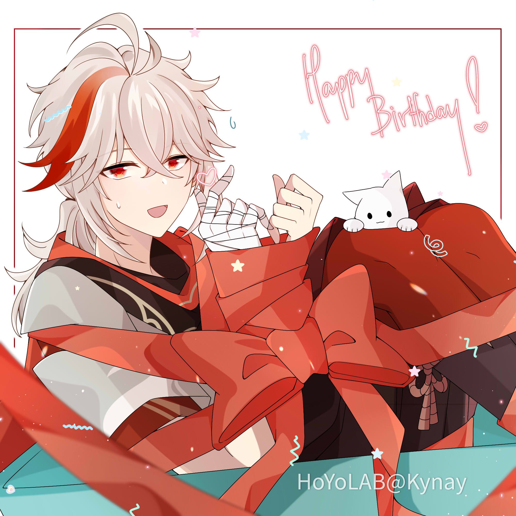 I make an artwork for my friend's birthday! Genshin Impact | HoYoLAB