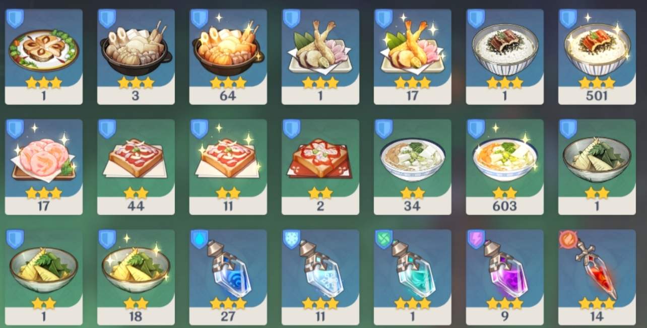 Foods Collection #2 Genshin Impact | HoYoLAB