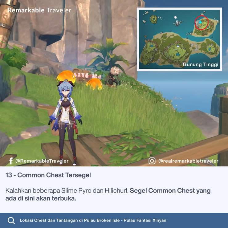 [Panduan v2.8] Lokasi Chest dan Tantangan di Broken Isle - Pulau Fantasi Xinyan | Genshin Impact ...
