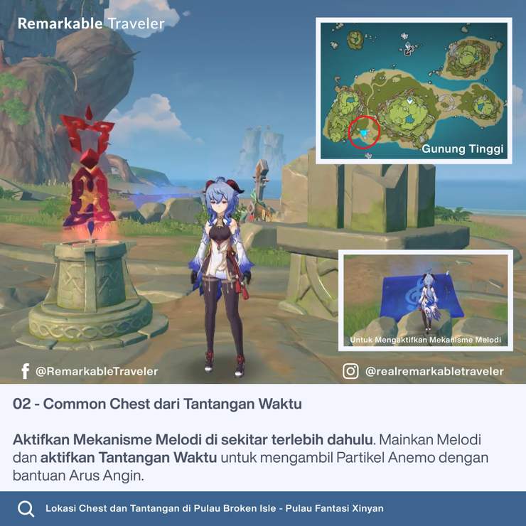 [Panduan v2.8] Lokasi Chest dan Tantangan di Broken Isle - Pulau Fantasi Xinyan | Genshin Impact ...