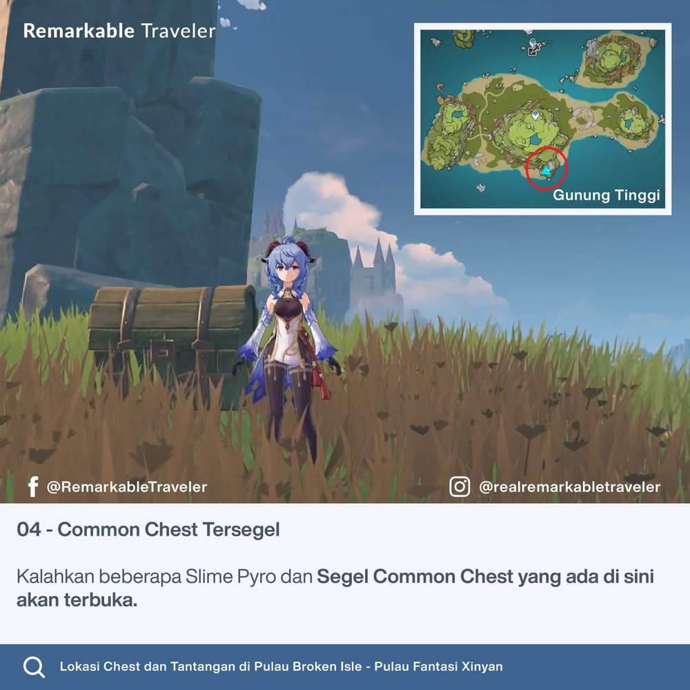 [Panduan v2.8] Lokasi Chest dan Tantangan di Broken Isle - Pulau Fantasi Xinyan Genshin Impact ...