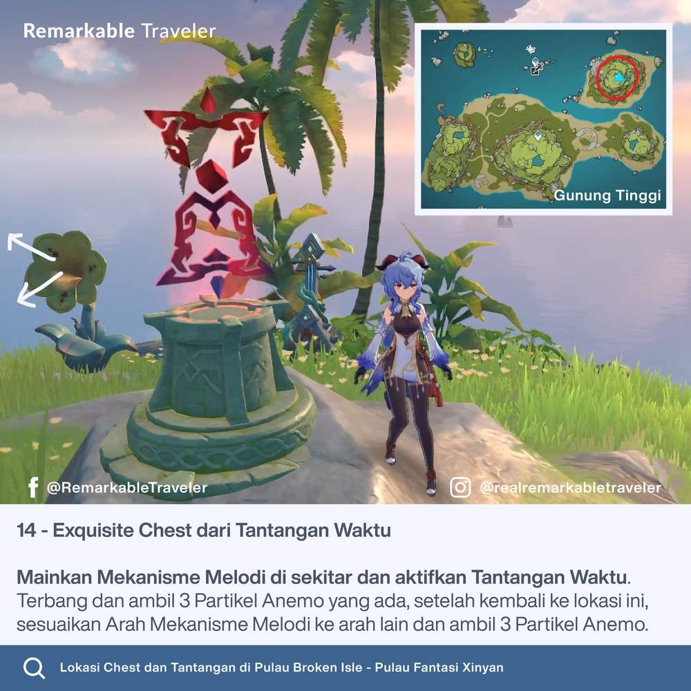 [Panduan v2.8] Lokasi Chest dan Tantangan di Broken Isle - Pulau Fantasi Xinyan Genshin Impact ...