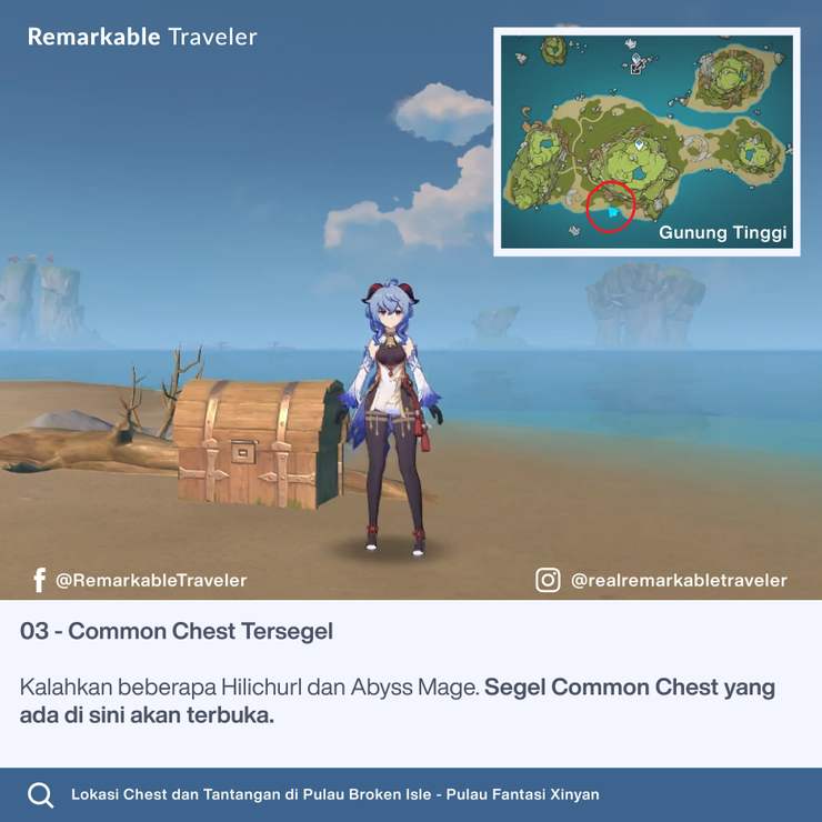 [Panduan v2.8] Lokasi Chest dan Tantangan di Broken Isle - Pulau Fantasi Xinyan | Genshin Impact ...