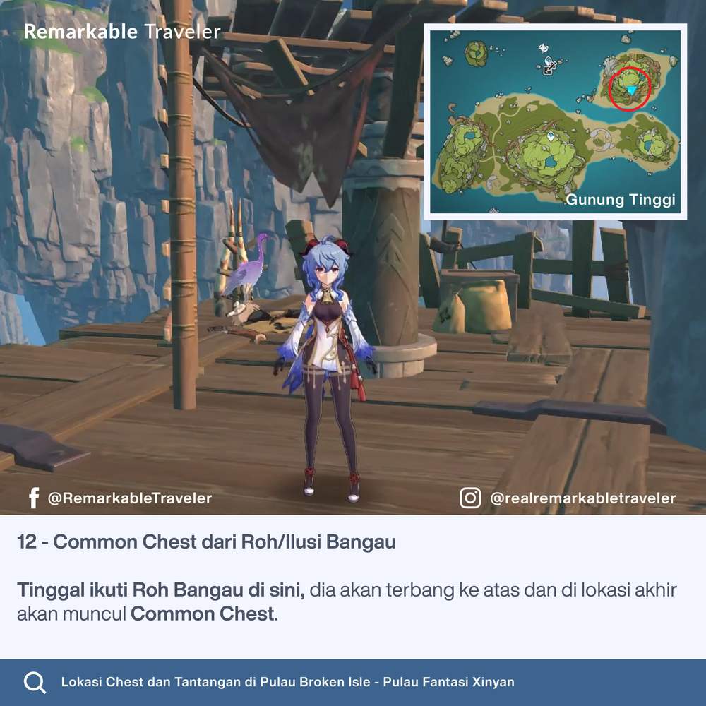 [Panduan v2.8] Lokasi Chest dan Tantangan di Broken Isle - Pulau Fantasi Xinyan Genshin Impact ...