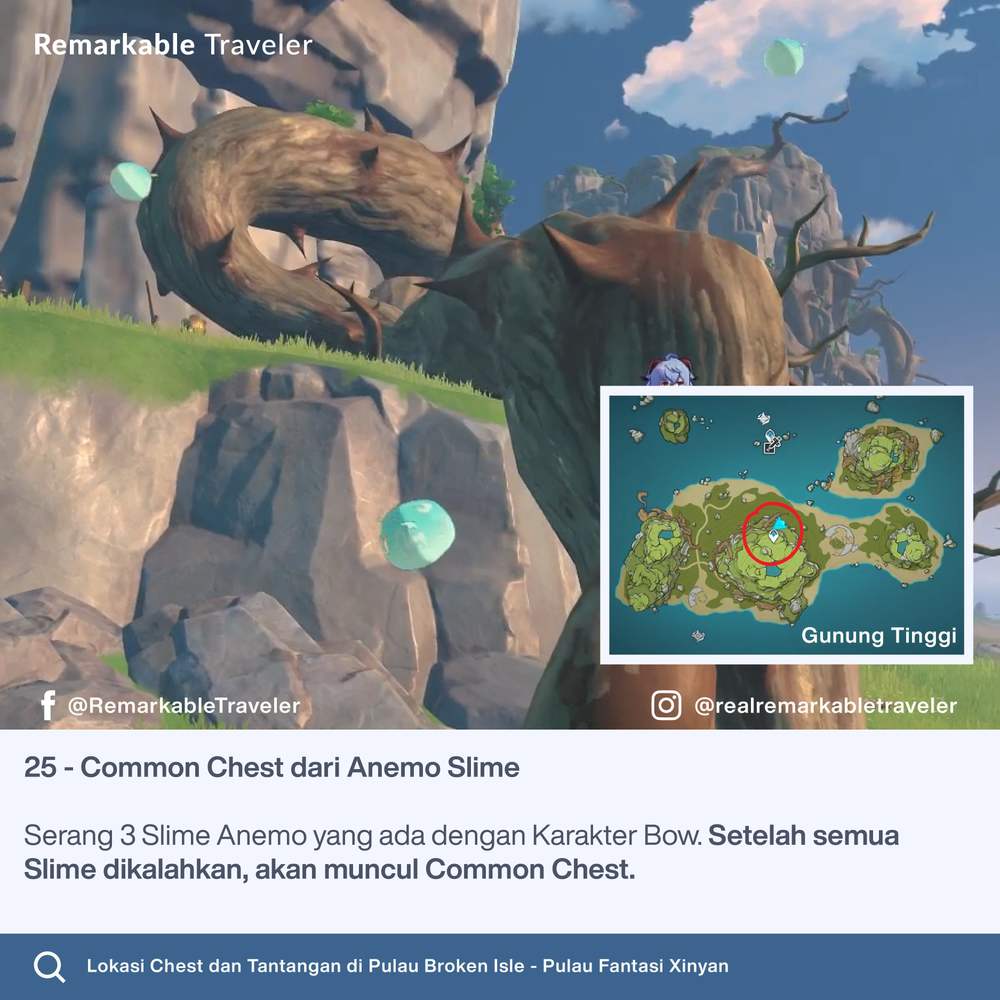 [Panduan v2.8] Lokasi Chest dan Tantangan di Broken Isle - Pulau Fantasi Xinyan Genshin Impact ...