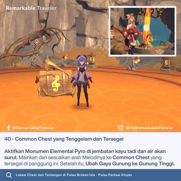 [Panduan v2.8] Lokasi Chest dan Tantangan di Broken Isle - Pulau Fantasi Xinyan | Genshin Impact ...
