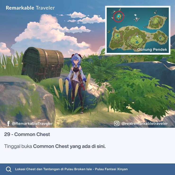 [Panduan v2.8] Lokasi Chest dan Tantangan di Broken Isle - Pulau Fantasi Xinyan | Genshin Impact ...