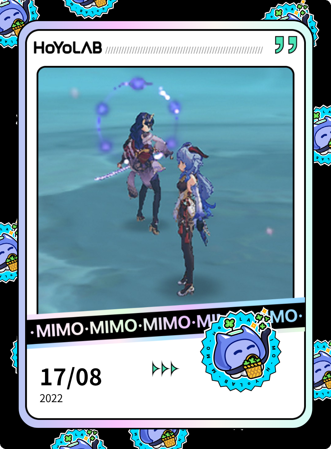 17/08 Diário -# Meu tempo livre no jogo | HoYoLAB