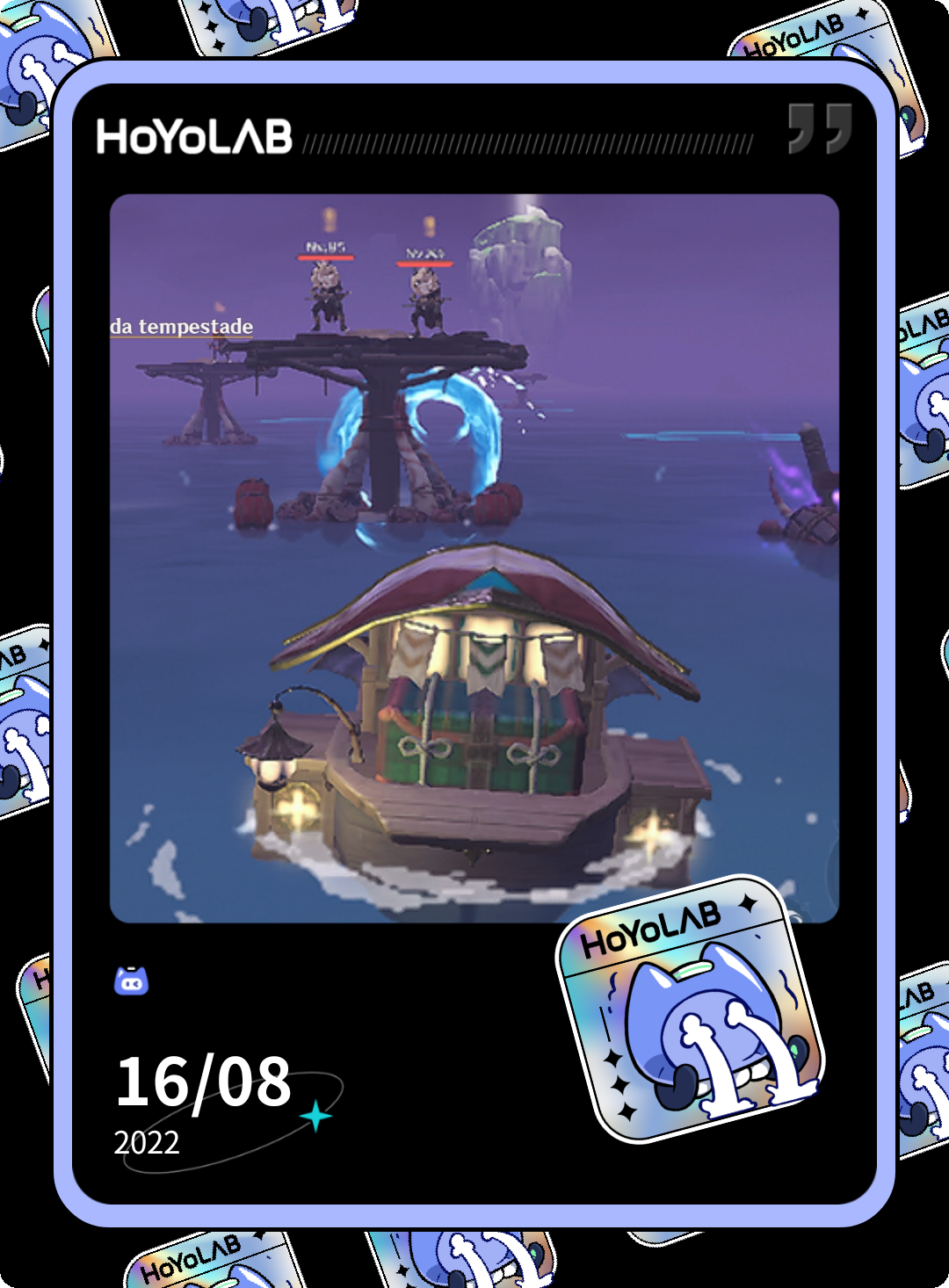 16/08 Diário -# Histórias marcantes | HoYoLAB