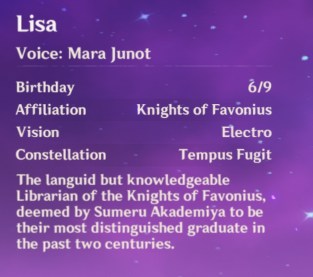 Hoyoverse really made Lisa so much SuS Genshin Impact | HoYoLAB