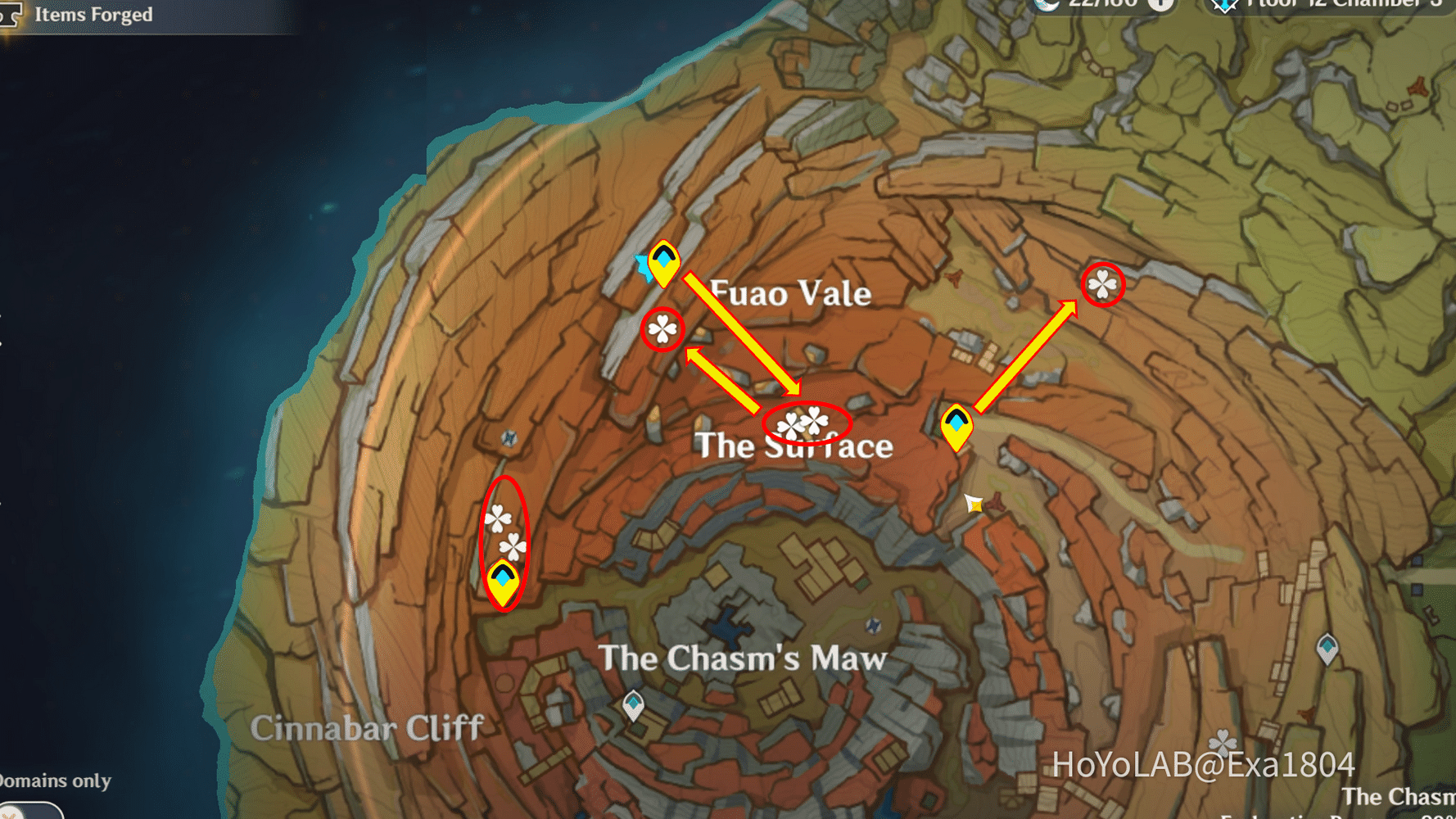 All 171 Cor Lapis Farming Route (Video + Maps) Genshin Impact | HoYoLAB