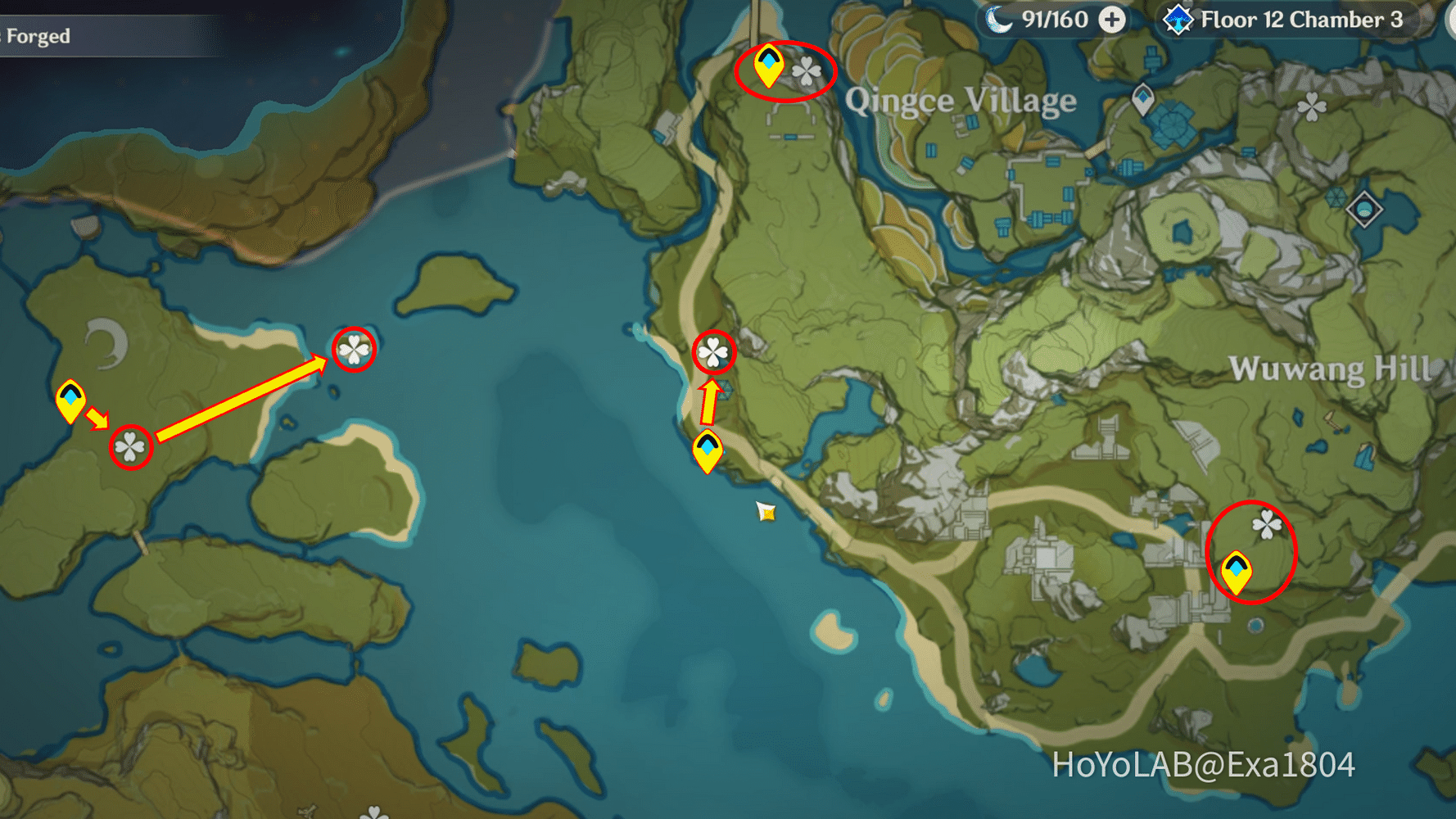 All 171 Cor Lapis Farming Route (Video + Maps) Genshin Impact | HoYoLAB