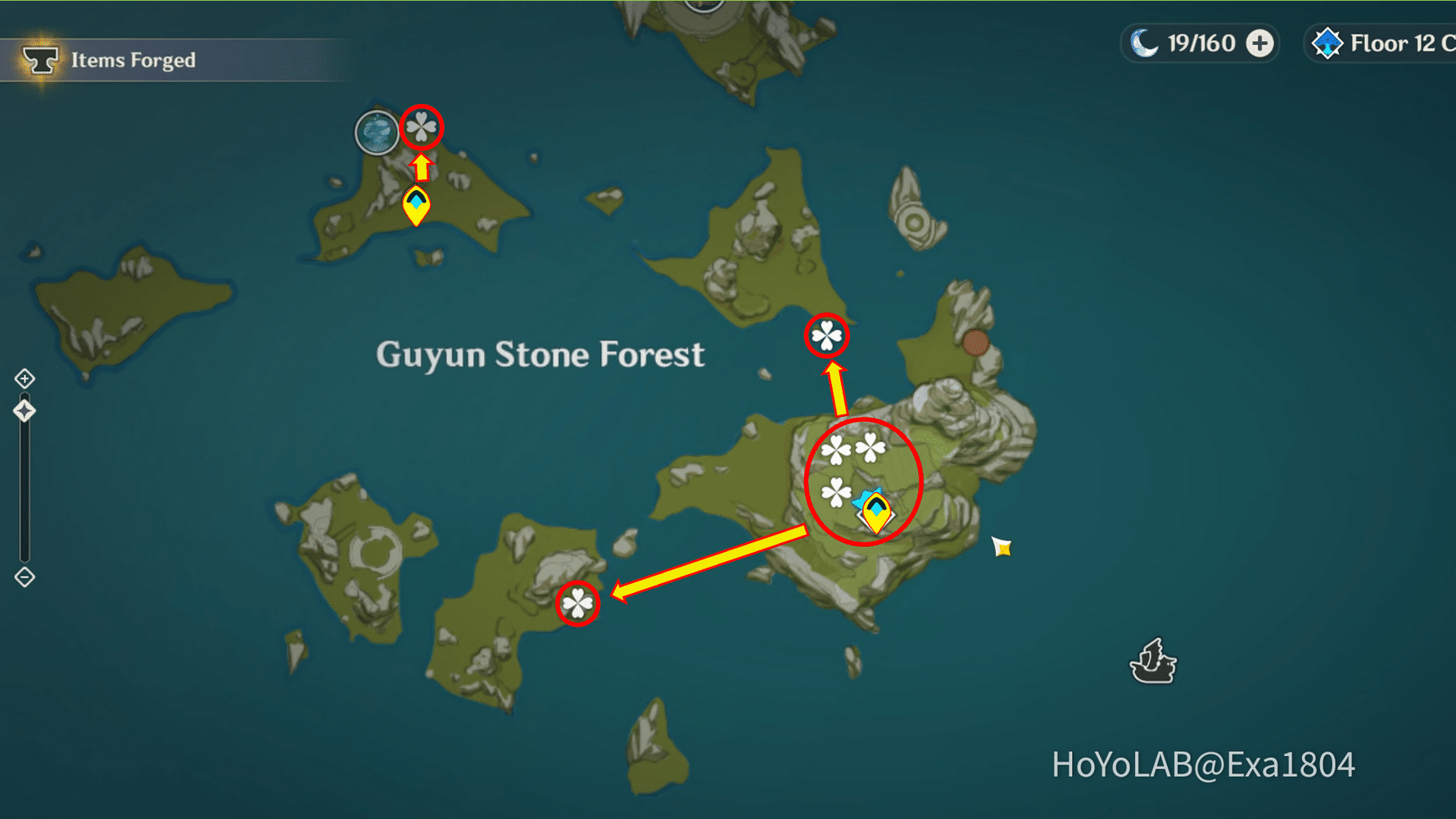 All 171 Cor Lapis Farming Route (Video + Maps) Genshin Impact | HoYoLAB