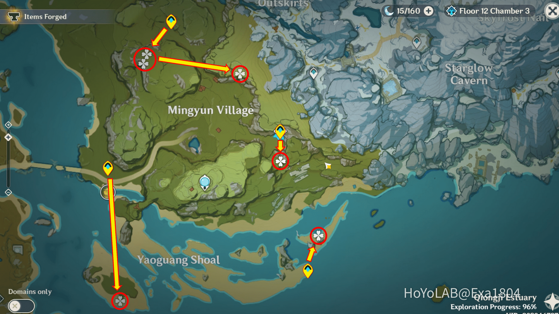 All 171 Cor Lapis Farming Route (Video + Maps) Genshin Impact | HoYoLAB