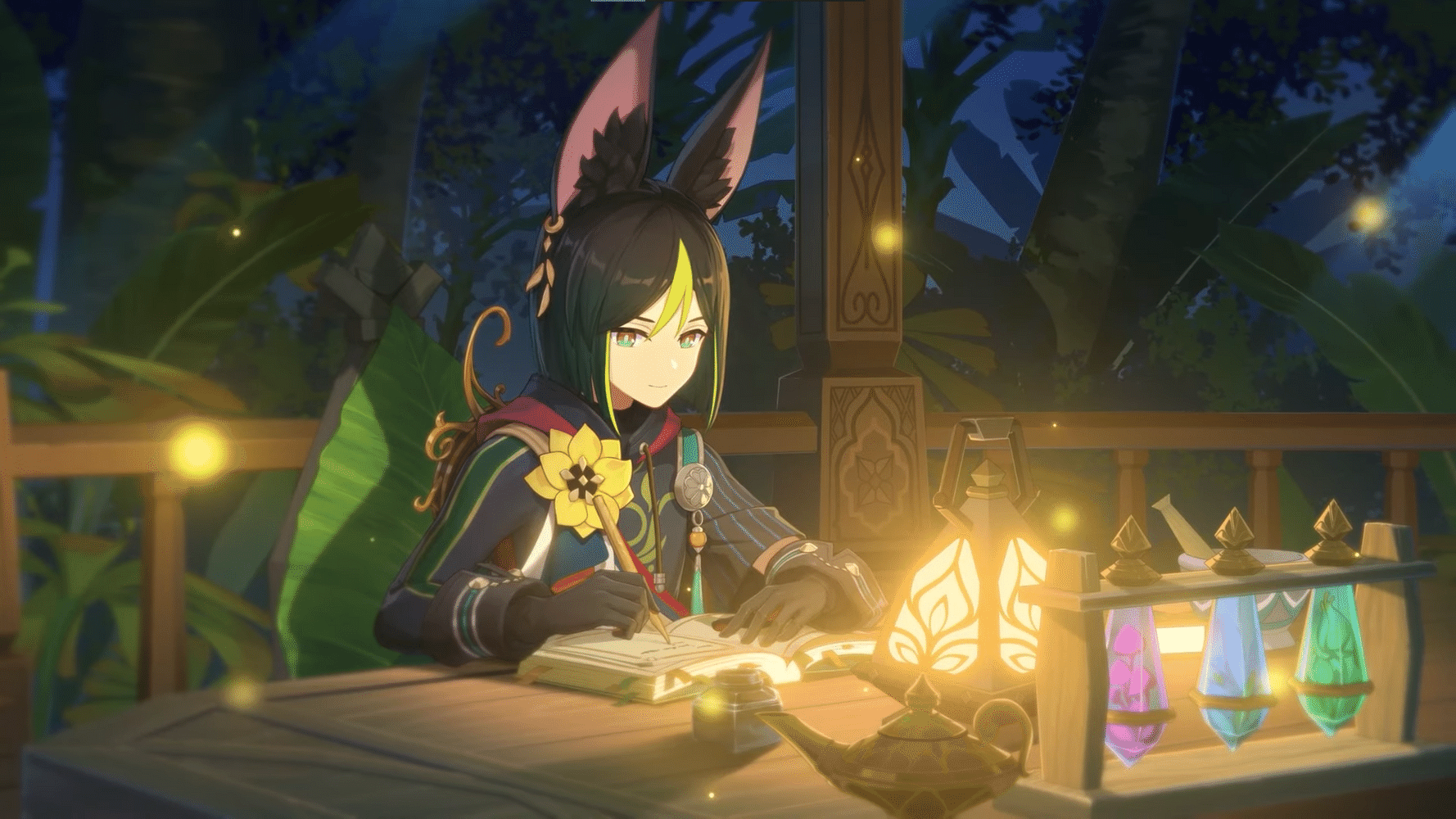 Tighnari official art wallpapers Genshin Impact | HoYoLAB