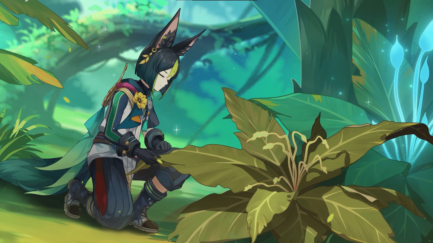 Tighnari official art wallpapers Genshin Impact | HoYoLAB