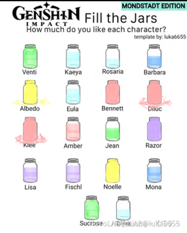 Character Jars: Monstadt Edition Genshin Impact | HoYoLAB