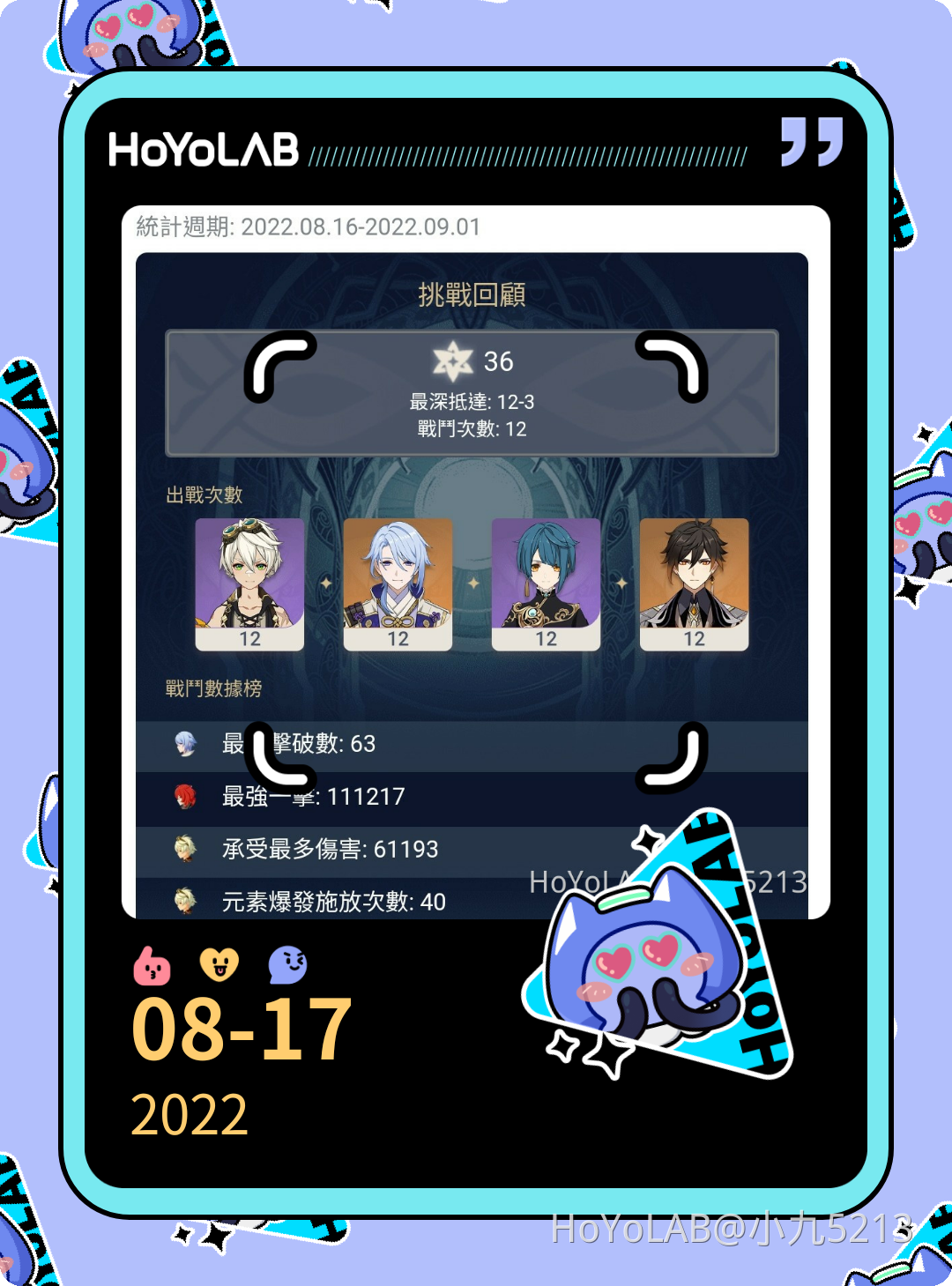 08-17 日記 -# 寫給萌新的寄語 ～ 關於深境螺旋 | HoYoLAB