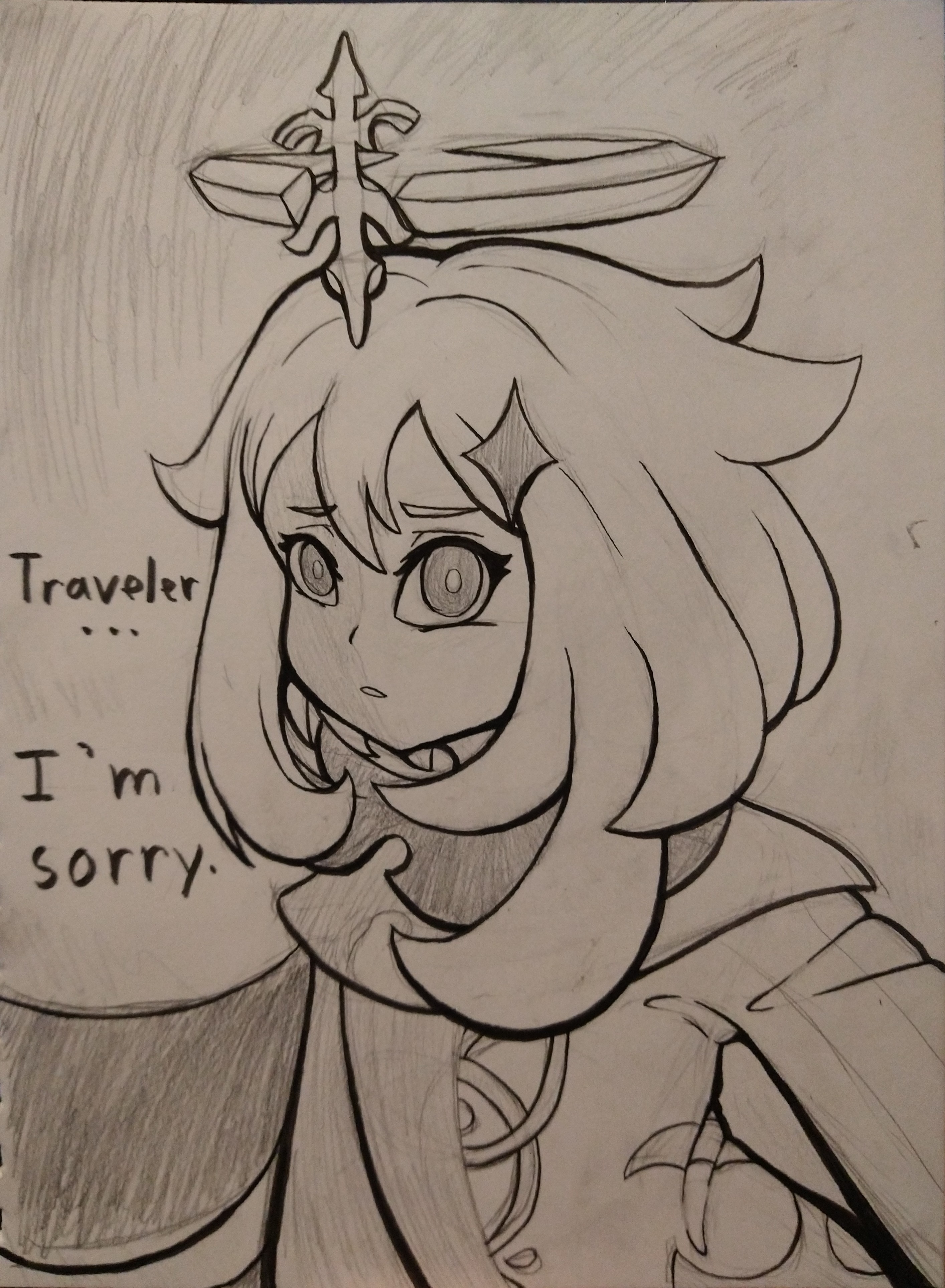 Paimon Angst (+ More Colored Pencil Practice) | Genshin Impact | HoYoLAB