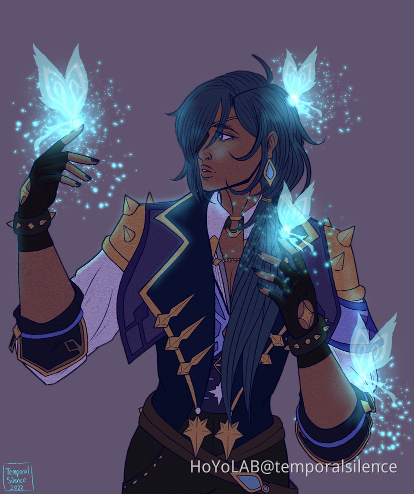 Kaeya catching crystalflies Genshin Impact | HoYoLAB