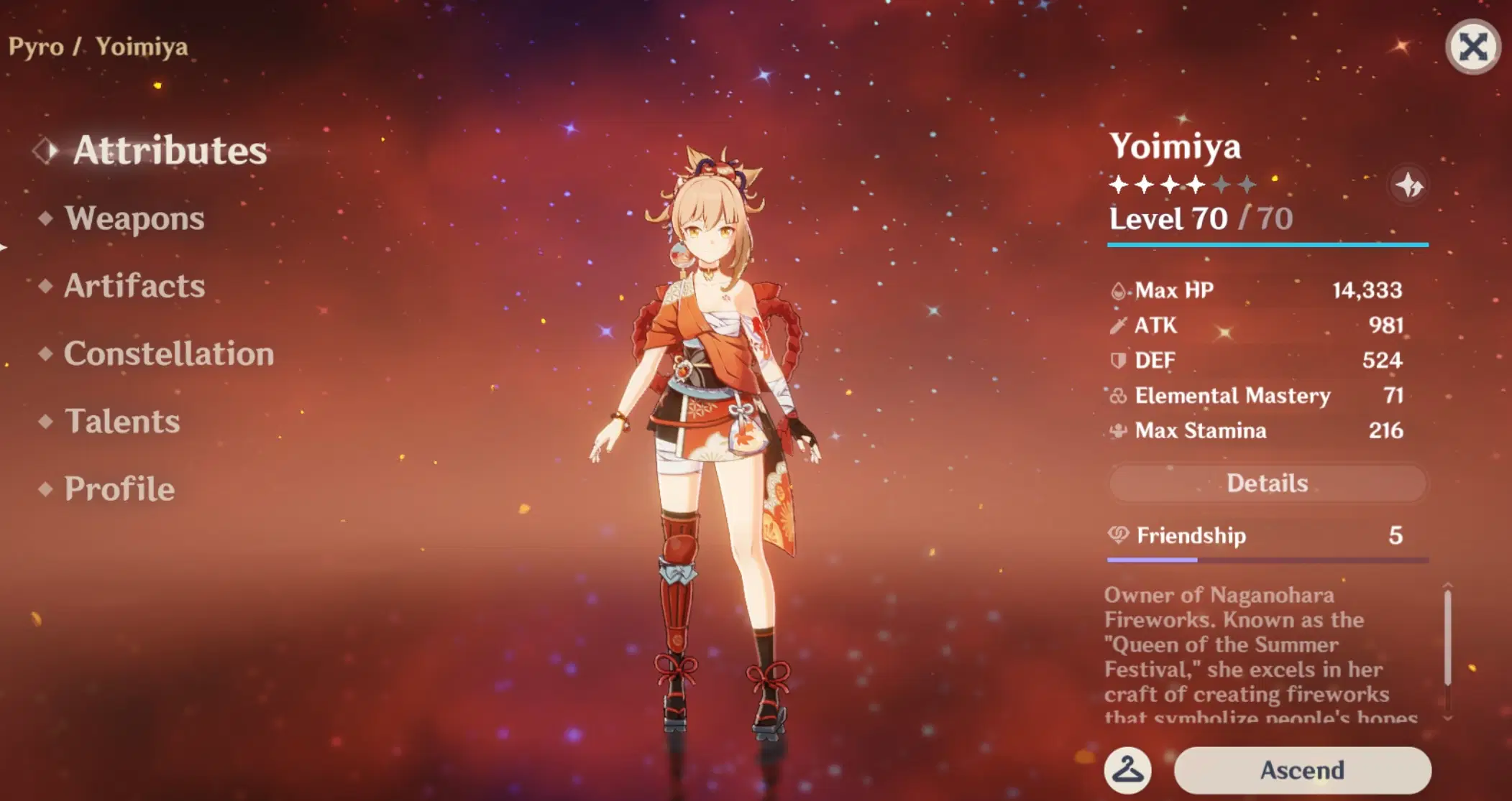 Yoimiya Build Update! Genshin Impact | HoYoLAB