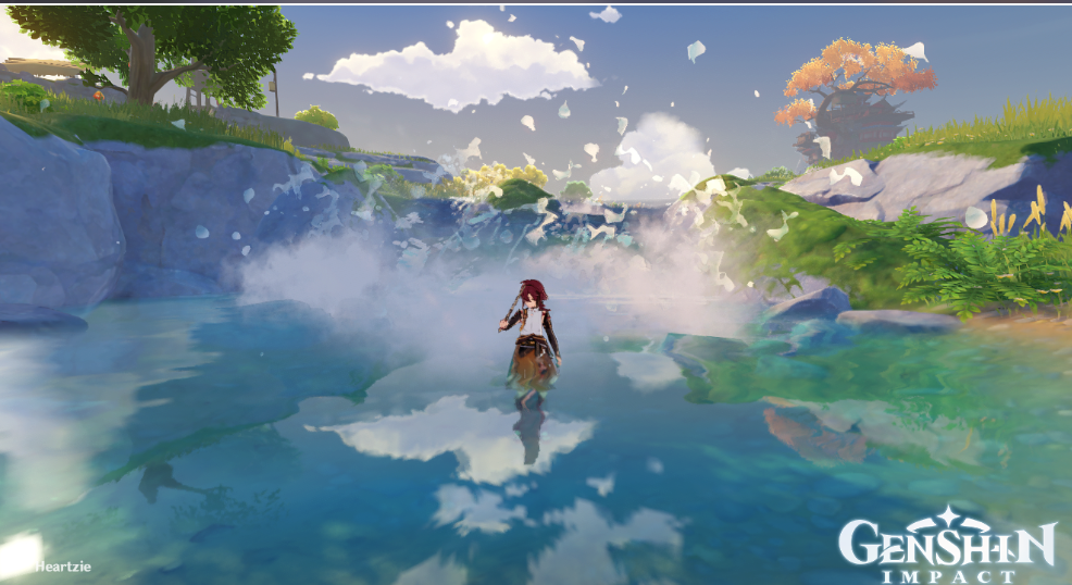 Liyue is the BEST! with cool waterfalls-!(sowy for not posting for a ...