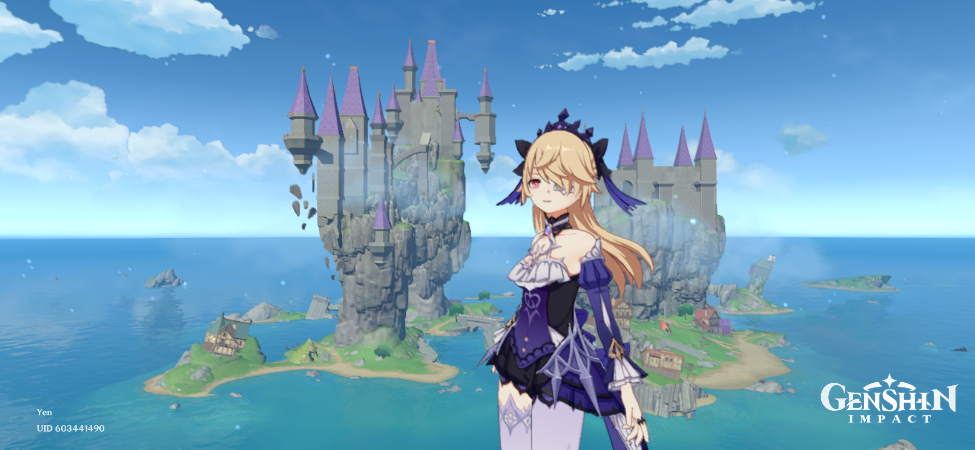 Full view of Fischl and her castle 🏰 | Genshin Impact | HoYoLAB