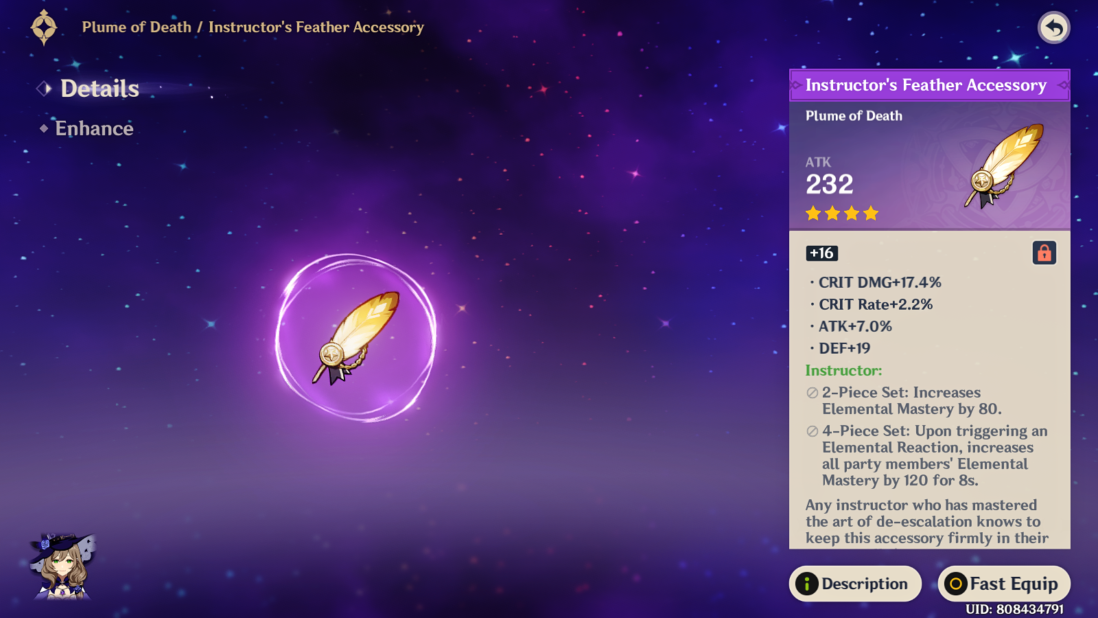 Underrated 4 Star Artifact ( Instructor Artifact Set ) | Genshin Impact ...