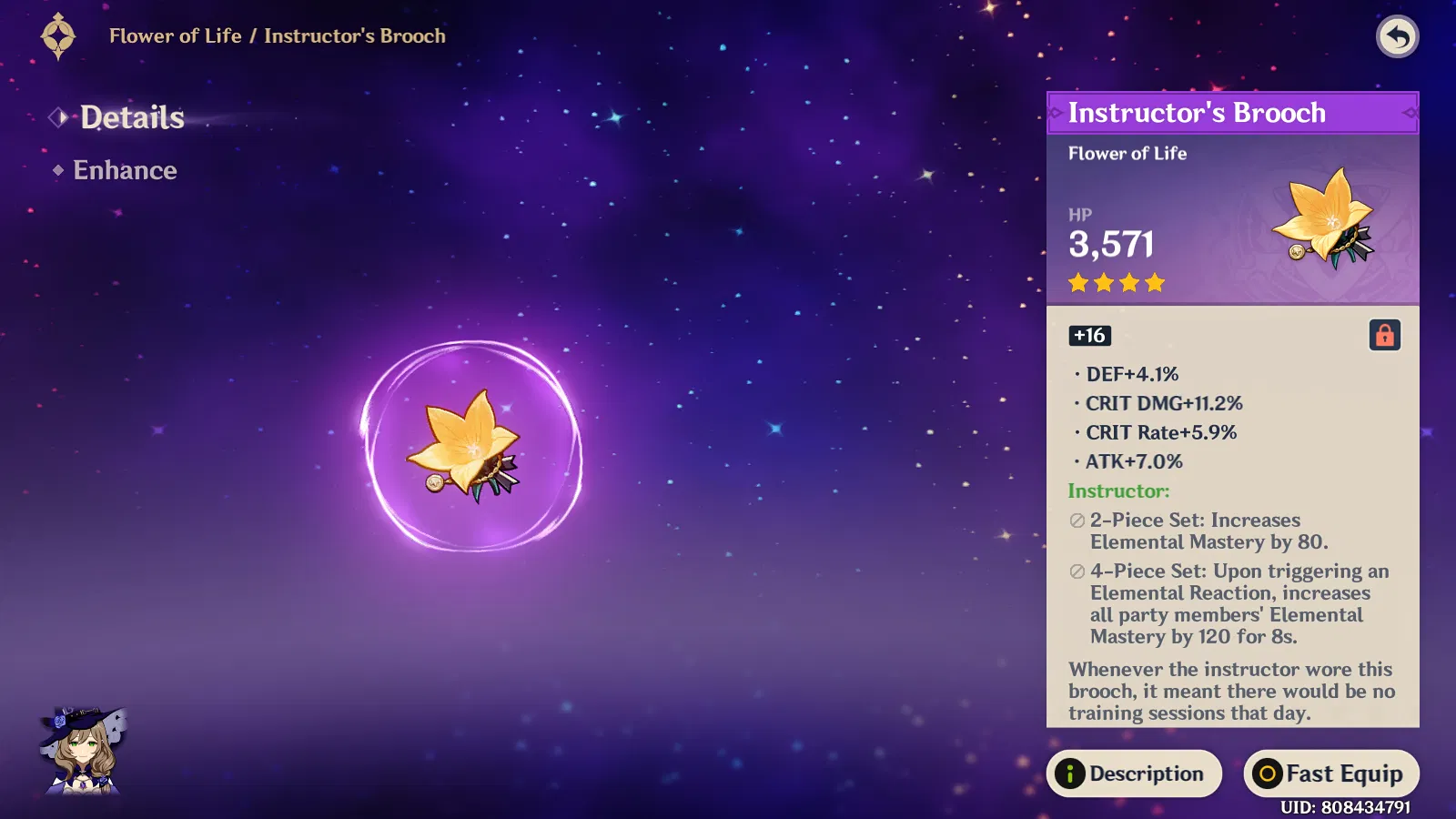 Underrated 4 Star Artifact ( Instructor Artifact Set ) Genshin Impact ...