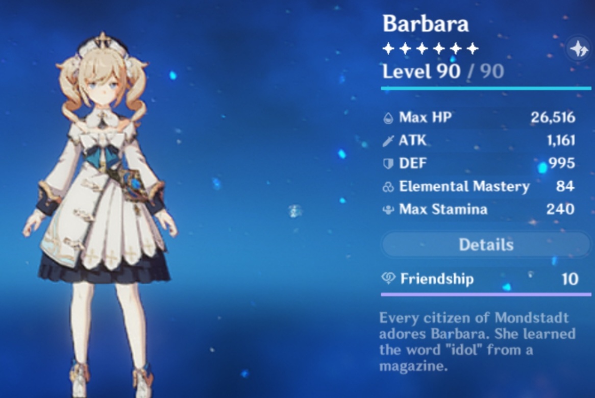 Barbara Genshin Impact | HoYoLAB