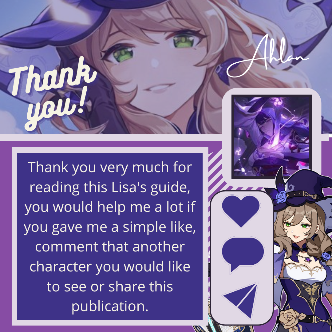 BUILD LISA (SUB DPS) | Genshin Impact | HoYoLAB