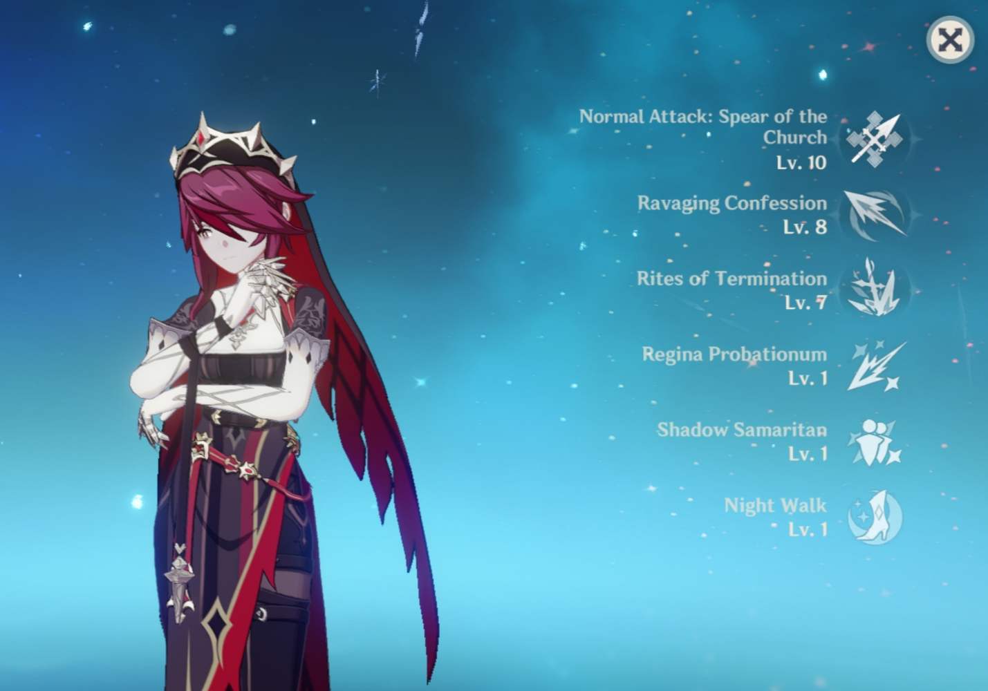 Should I triple crown Rosaria | Genshin Impact | HoYoLAB