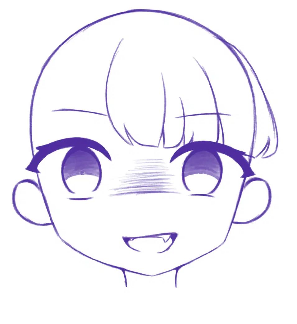 how to draw a cute human girl