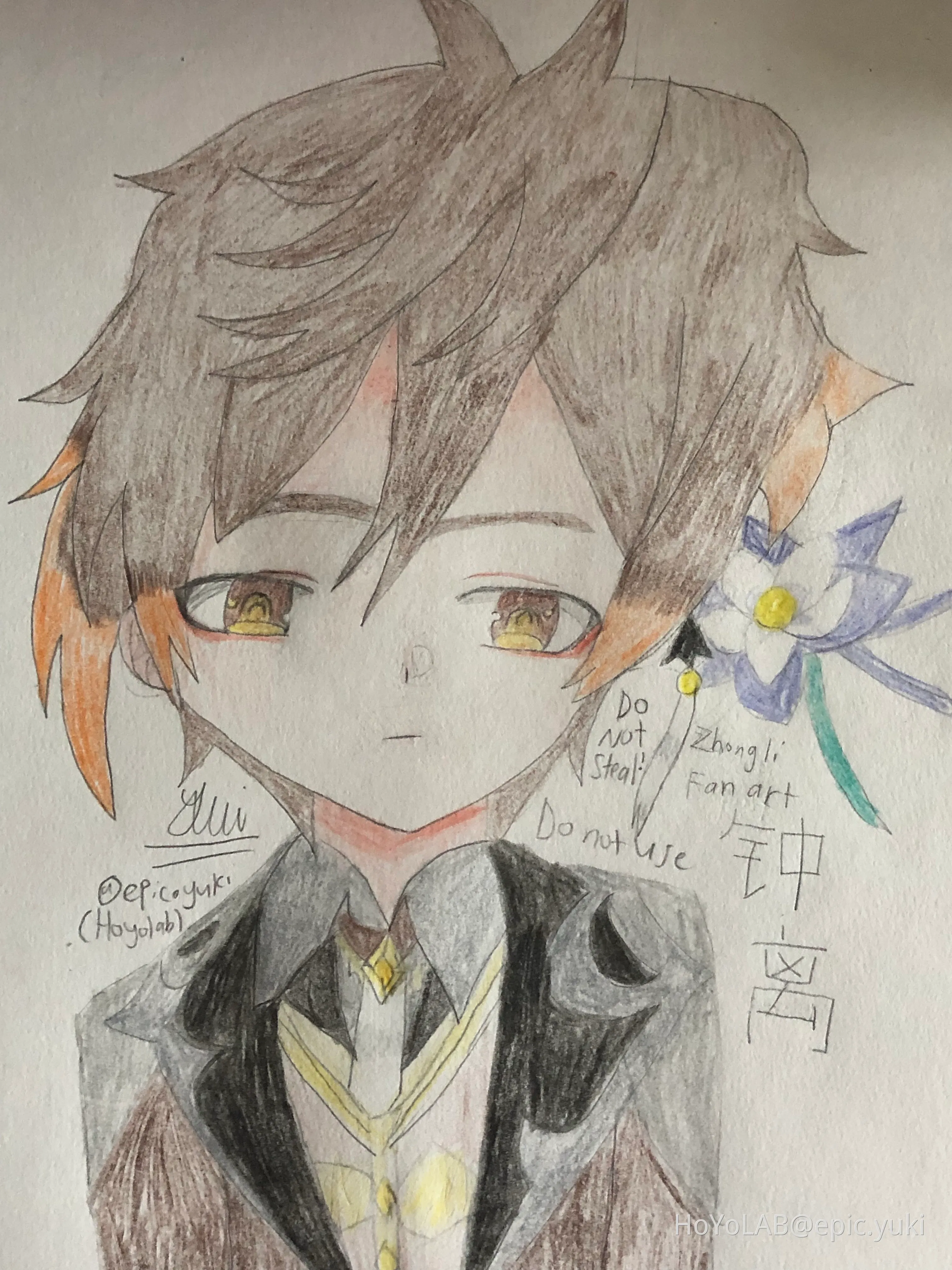 Zhongli Fan art Genshin Impact | HoYoLAB
